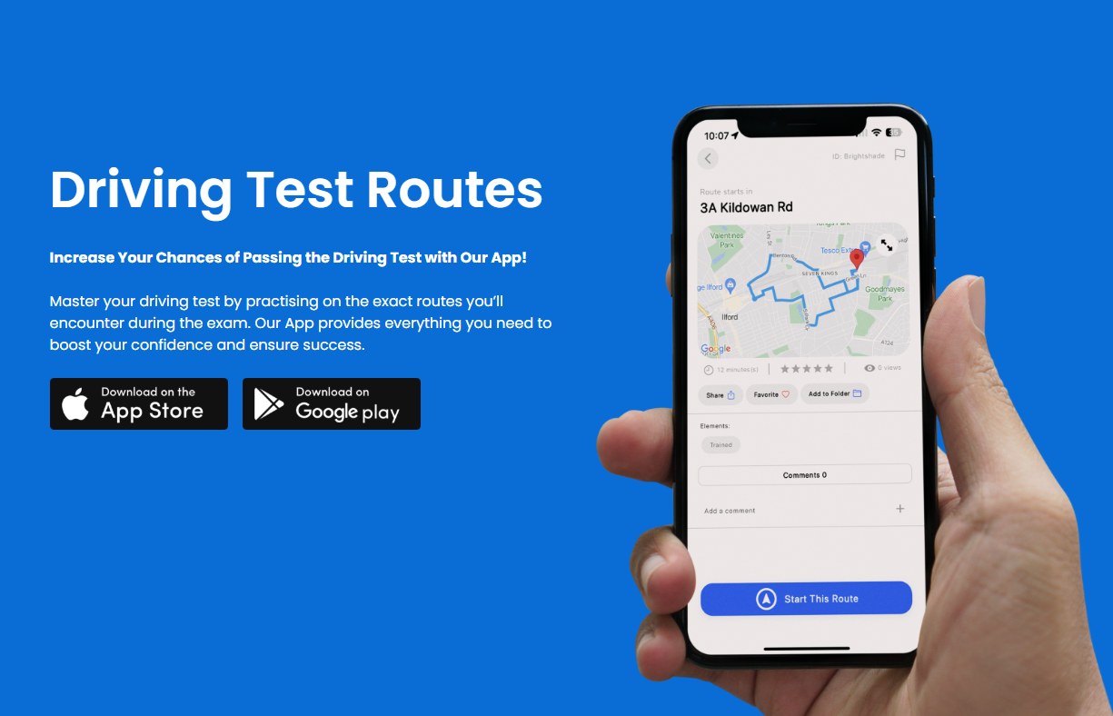 Driving Test Routes App for iPhone & Android - Try for free Today!