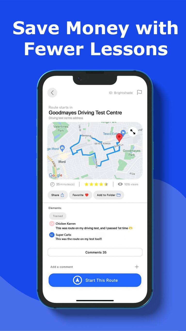 Driving Test Routes App for iPhone & Android - Try for free Today!